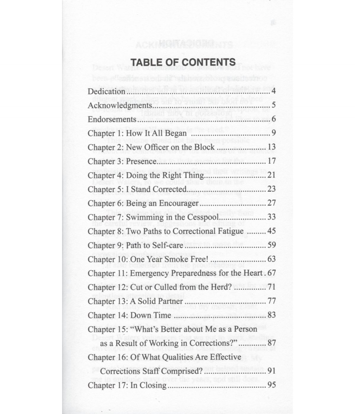 Passing It Along: Wisdom from Corrections Staff – Volume 1 - Desert Waters